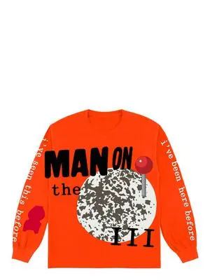 KID CUDI Cpfm For Motm Iii Return 2 Madness Long Sleeve T-shirt - Orange