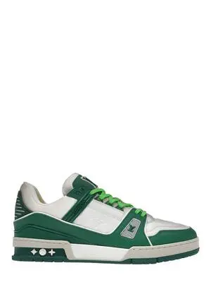 LOUIS VUITTON Trainer Sneakers - Green/white