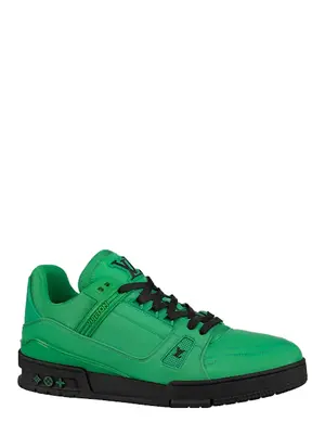 LOUIS VUITTON Trainer Sneakers - Green/black