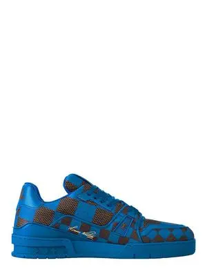 LOUIS VUITTON Trainer Sneaker Damier Pop - Blue