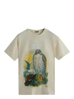 Kith Amnh Falcon Vintage Tee Shirt - Sandrift