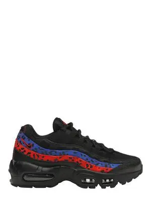 Nike Air Max 95 Leopard Sneakers - Black/habanero Red/racer Blue