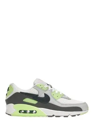 Nike Air Max 90 Split Swoosh Sneakers White/aquamarineone-colorlime Glowone-coloroff Noir