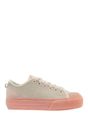Adidas Nizza Rf Platform Low Sneakers - Linen/vapour Pink