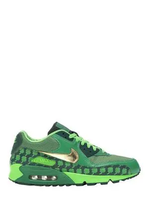 Nike Air Max 90 St. Patty's Day Sneakers - Classic Green/metallic Gold/tomatillo