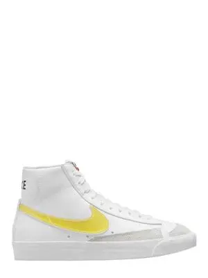 Nike Blazer Mid 77 Essential Sneakers - White/opti Yellow/orange