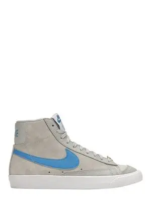 Nike Blazer Mid 77 High-top Sneakers - Grey Fog/light Photo Blue/white