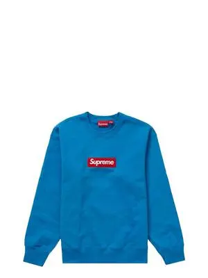Supreme Box Logo Crewneck Sweatshirt - Blue