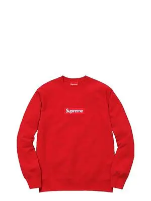 Supreme Box Logo Crewneck Sweatshirt - Red
