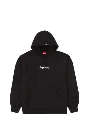 Supreme Box Logo Hooded Sweatshirt - Black