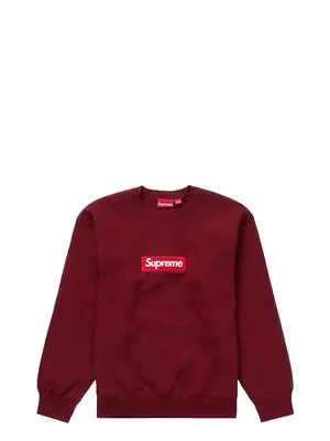 Supreme Supreme Box Logo Crewneck Sweatshirt FW22 Cardinal
