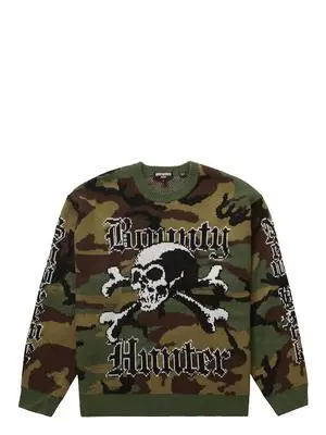 Supreme Bounty Hunter Camo Sweater - Woodland Camo