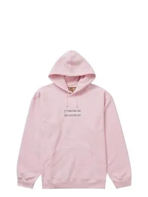 Supreme Box Logo Hooded Sweatshirt Light Pink