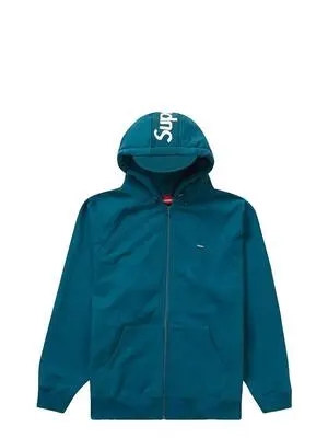 Supreme Brim Zip Up Hooded Sweatshirt Marine Blue