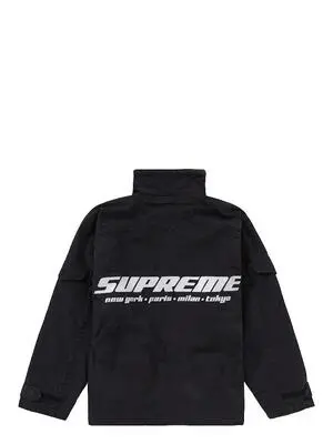 Supreme Brushed Twill Zip Jacket - Black
