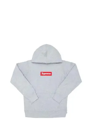 Supreme Box Logo Hoodie - Heather Grey