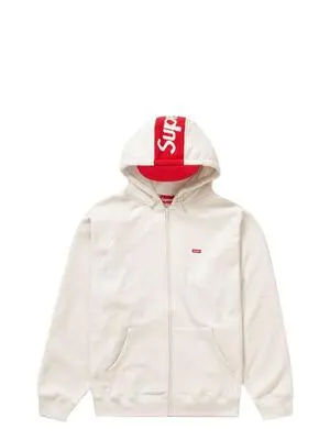 Supreme Brim Zip Up Hooded Sweatshirt Stone