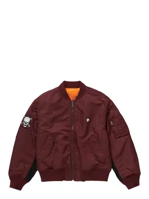 Supreme Bounty Hunter Ma1 Jacket - Burgundy