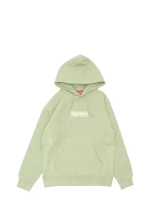 Supreme Box Logo Hooded Sweatshirt Sage