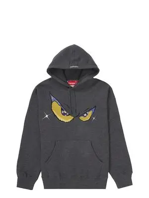 Supreme Eyes Hooded Sweatshirt Charcoal