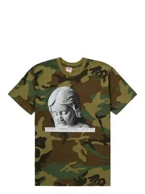Supreme Everywhere Tee Shirt Woodland Camo