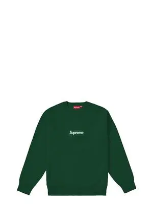 Supreme Supreme Box Logo Crewneck Sweatshirt Dark Green
