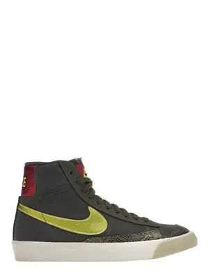 Nike Blazer Mid 77 Sneakers - Medium Olive/lemon Venom/fossil