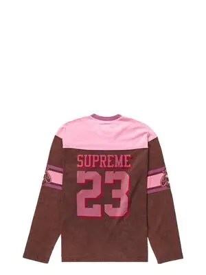 Supreme Long Sleeve Football Top - Brown