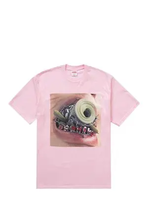 Supreme Braces Tee Shirt - Light Pink