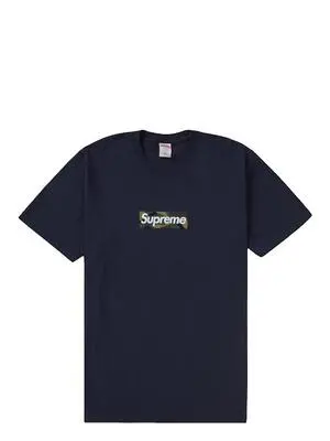Supreme Box Logo Tee Shirt (fw23) Navy Blue