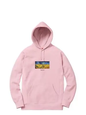 Supreme Field Hooded Sweatshirt Dusty Pink