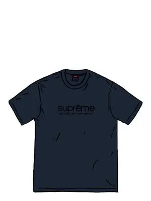 Supreme Five Boroughs Tee Shirt - Navy Blue