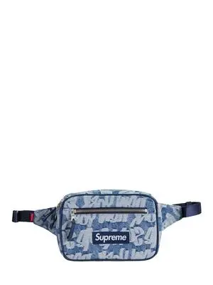 Supreme Fat Tip Jacquard Denim Waist Bag - Blue