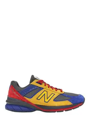 NEW BALANCE 990v5 Shoe City X Eat - Yellow/blue/red