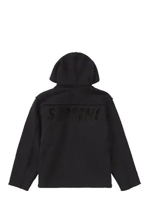 Supreme Faux Shearling Hooded Jacket - Black