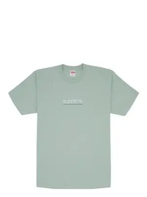 Supreme Five Boroughs Tee Shirt Pale Aqua