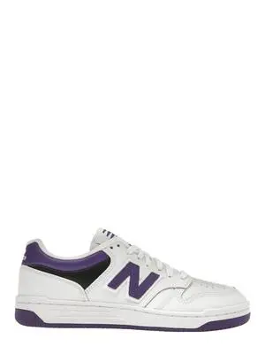 NEW BALANCE 480 Sneakers - White/prism Purple/black