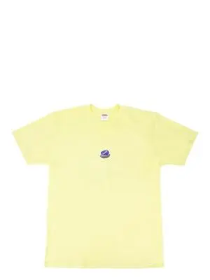 Supreme Bottle Cap Tee Shirt Pale Yellow