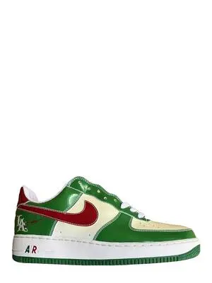 Nike Force 1 Low Mr. Cartoon Sneakers - White/classic Green/varsity Red