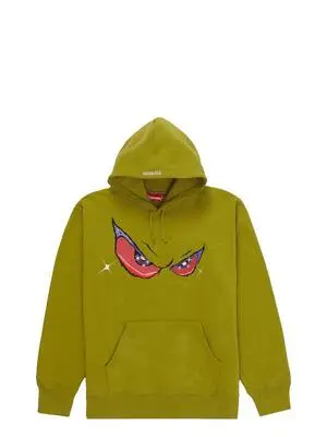 Supreme Eyes Hooded Sweatshirt - Moss