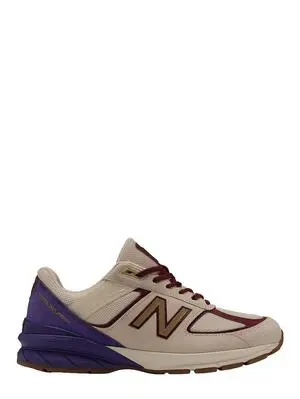 NEW BALANCE 990v5 My Story Matters Sneakers - Angora/purple