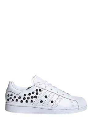 Adidas Superstar Studded Sneakers Cloud White/core Black/scarelet Red