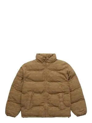 Supreme Fat Tip Jacquard Denim Puffer Jacket - Olive