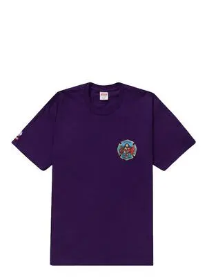 Supreme Fdny Engine 9 Tee Shirt - Purple