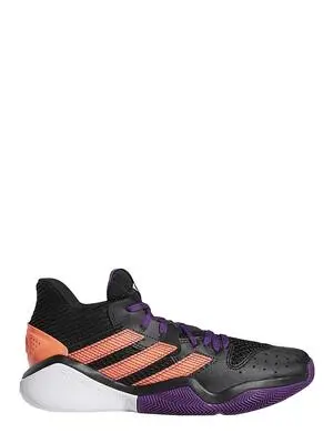 Adidas Harden Stepback Sneakers - Core Black/glory Purple/signal Coral