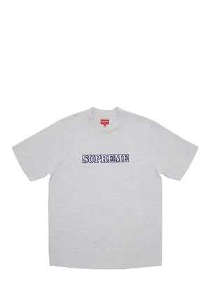 Supreme Floral Logo Tee Shirt Ash Grey