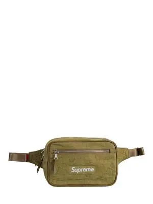 Supreme Fat Tip Jacquard Denim Waist Bag - Olive