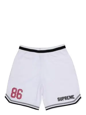 Supreme Faux Croc Basketball Short - White