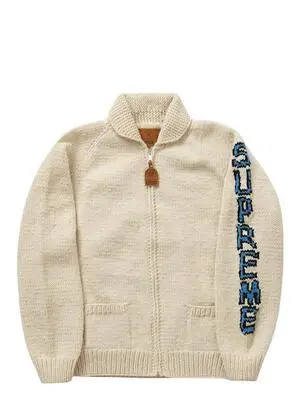 Supreme Camacho Cowichan Sweater Natural
