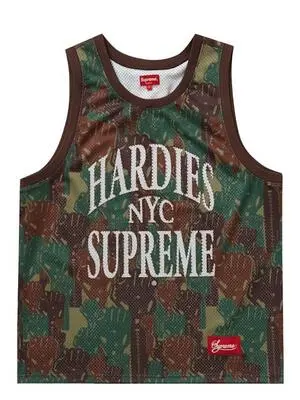 Supreme Camo Basketball Jersey - Green